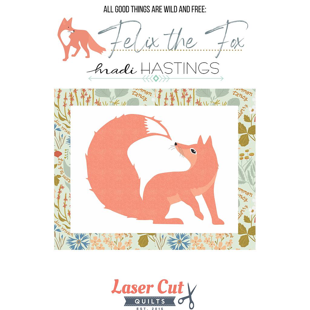 Laser-cut Kit: "All Good Things are Wild and Free - Felix the Fox" by ...