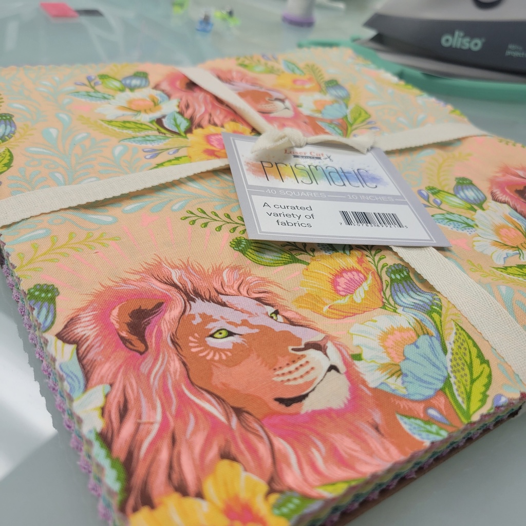 10" Pre-Cut Square Packs - "Prismatic" | Laser Cut Quilts